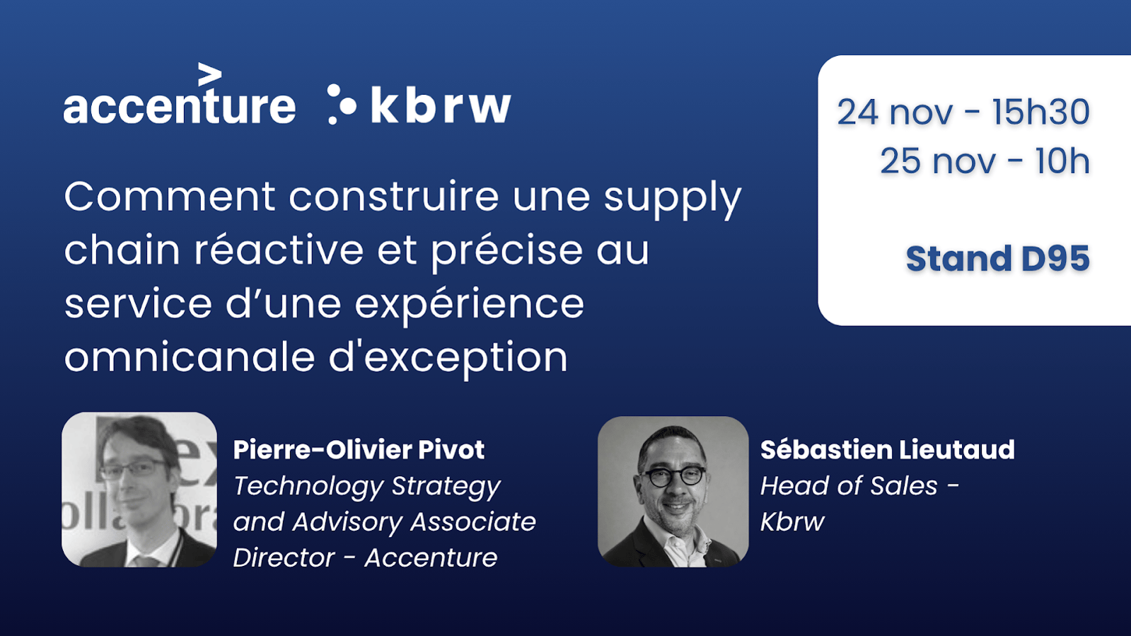 Tech for Retail 2025 | Renforcez Votre Supply Chain | Kbrw